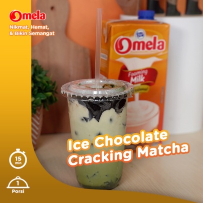 Resep Omela Ice Chocolate Cracking Matcha